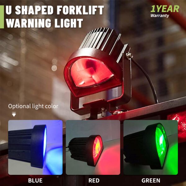 Pedestrian Warning Light U shape forklift safety light ...
