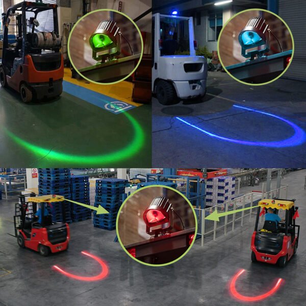 Pedestrian Warning Light U shape forklift safety light ...