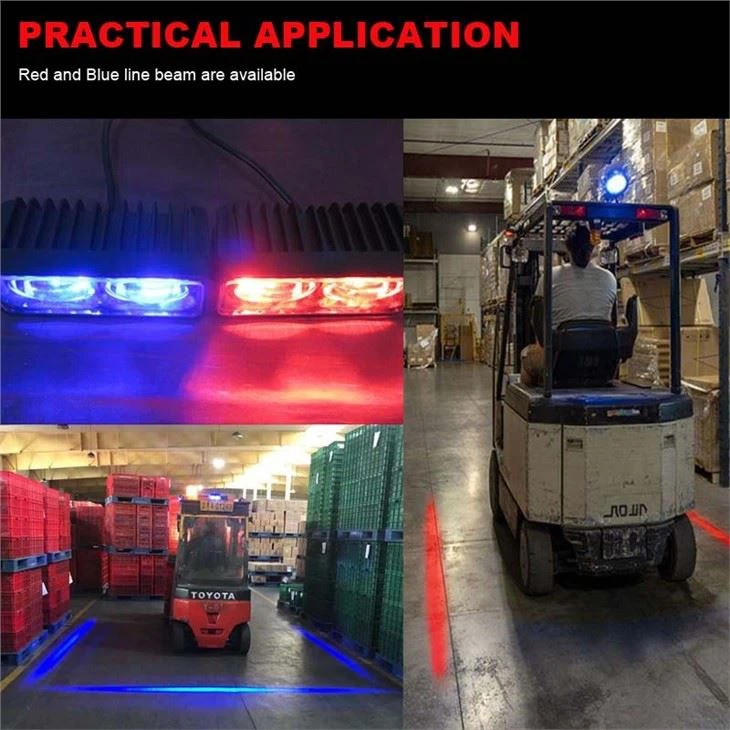 Linear Lighting Forklift Red Zone Light - ledforkliftlight.com