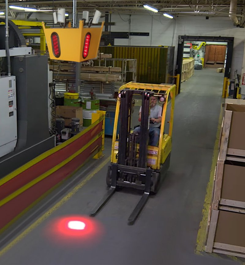 Safety Alert Traffic Warning System | Warehouse Traffic Sensors